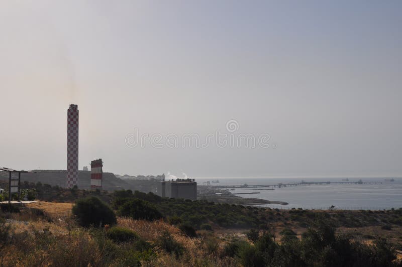 The Beautiful Zygi Beach Limassol in Cyprus Stock Photo - Image of ...
