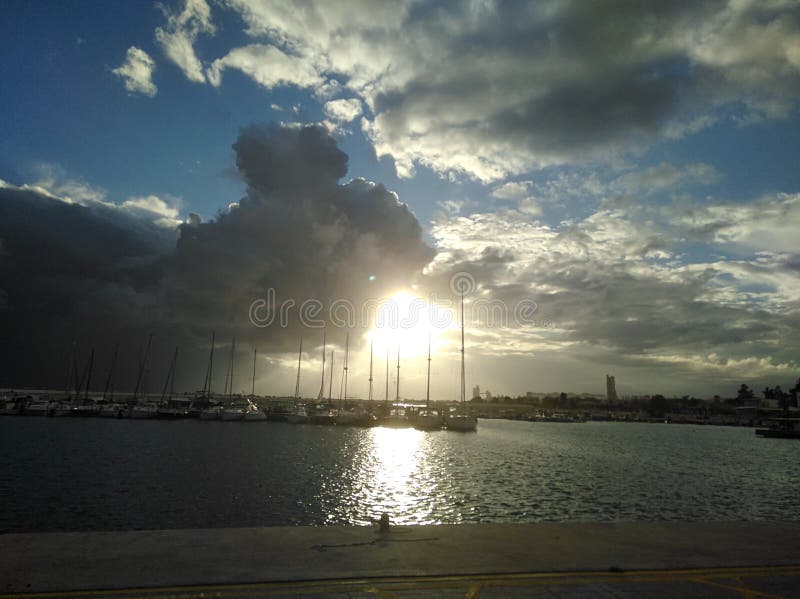 The Beautiful Zygi Beach Limassol in Cyprus Stock Image - Image of ...