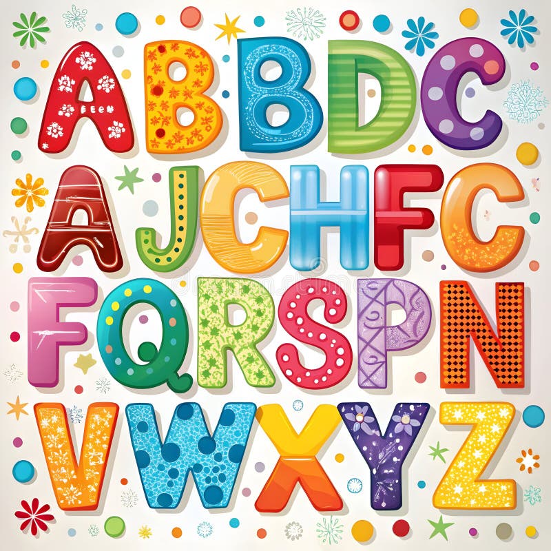 Beautifull abc words stock illustration. Illustration of message ...