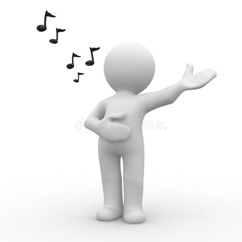 Beautifull song stock illustration. Illustration of enjoyment - 2645037