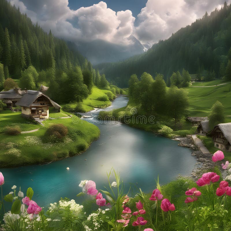 Beautifull Valey River Stock Photos - Free & Royalty-Free Stock Photos ...