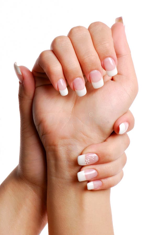 Beautifull woman hand. stock image. Image of nail, young - 2448331