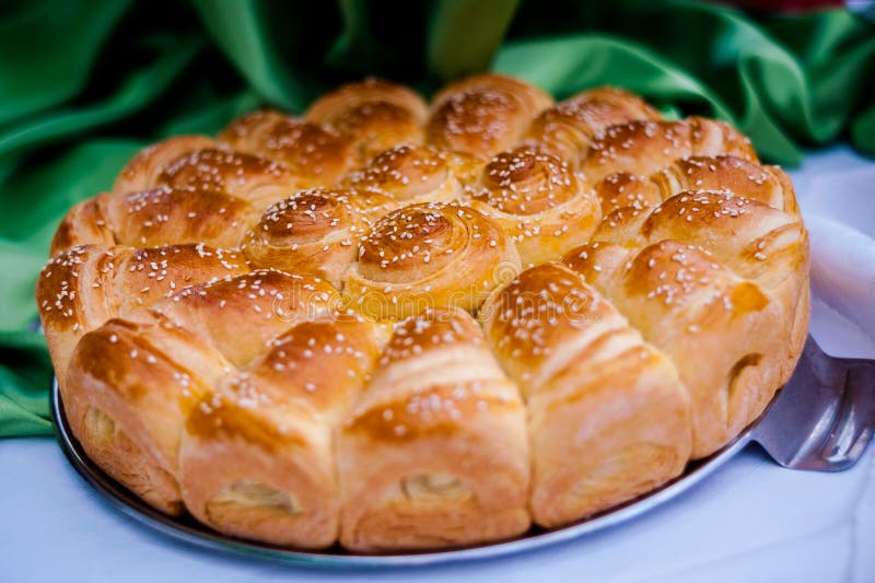 Beautifully Arranged Homemade Bakery Products Stock Photo - Image of ...