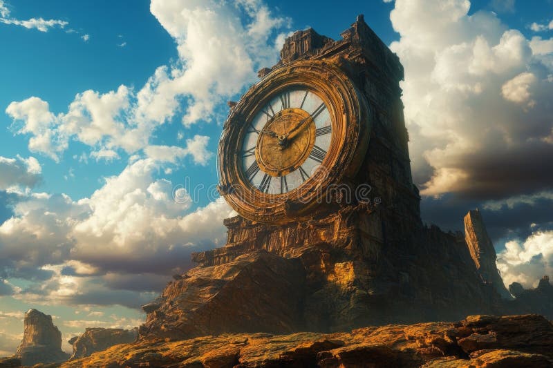 A Classic Clock Featuring Traditional Roman Numerals Displayed on it ...