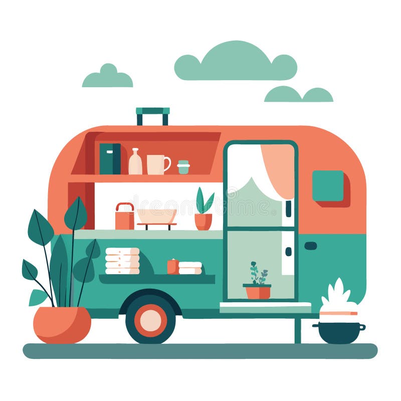 A Beautifully Converted Van Interior Showcases a Cozy and Functional ...