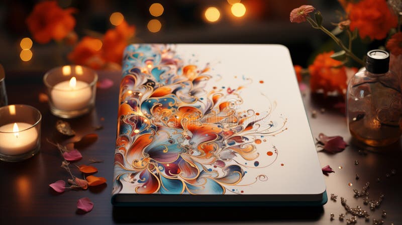 Beautifully Crafted Notebook Cover with Notes Inscribed Elegantly this ...