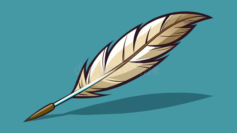 A Beautifully Crafted Quill Made from a Feather of an Eagle Used To ...