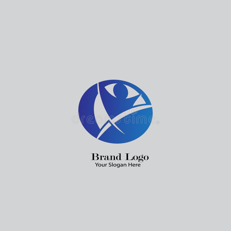 Simple Brand Logo stock vector. Illustration of signage - 263401235