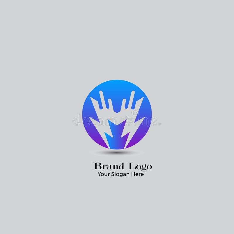 Simple Brand Logo stock vector. Illustration of brands - 263401881 Simple Brand Logo stock vector. Illustration of brands - 263401881