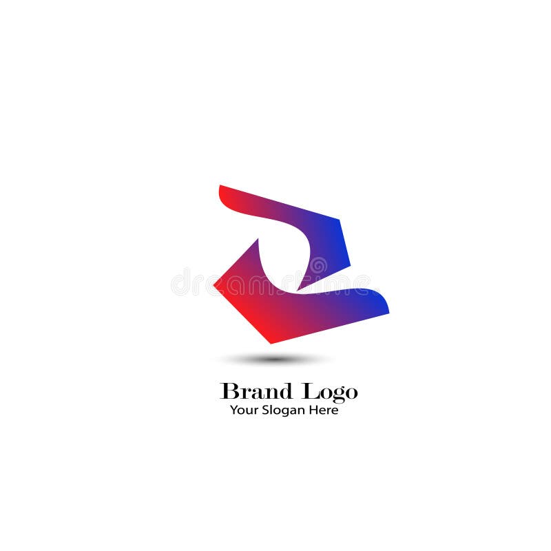 Simple Brand Logo stock vector. Illustration of brand - 263405352