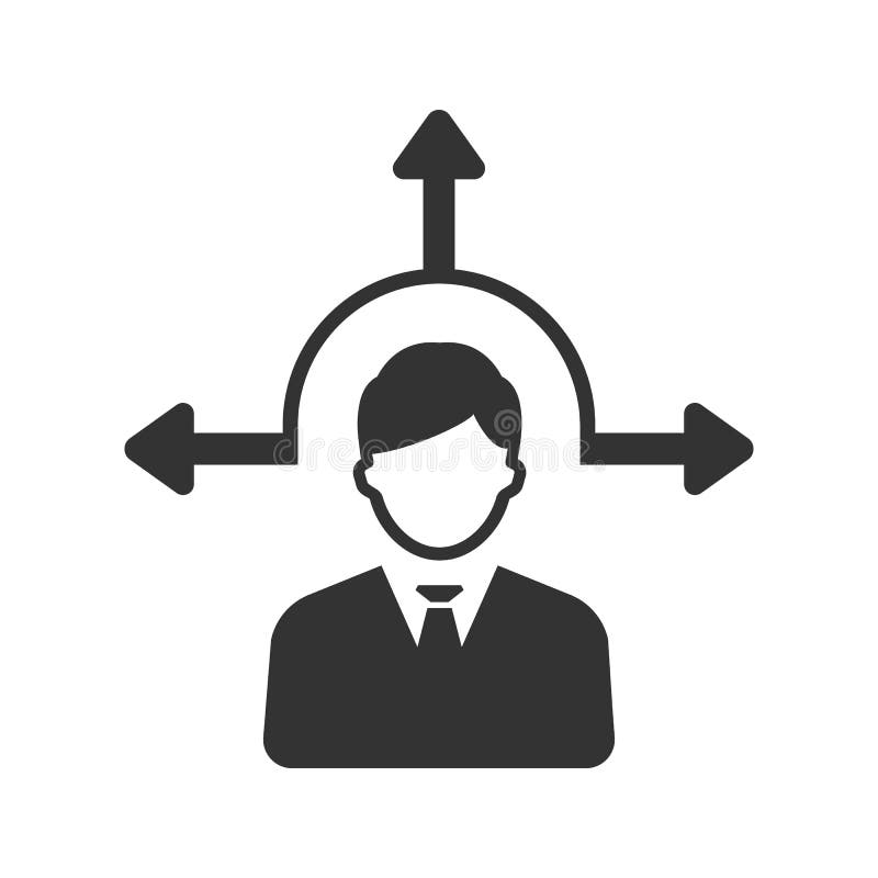 Business direction icon stock vector. Illustration of icon - 220851991