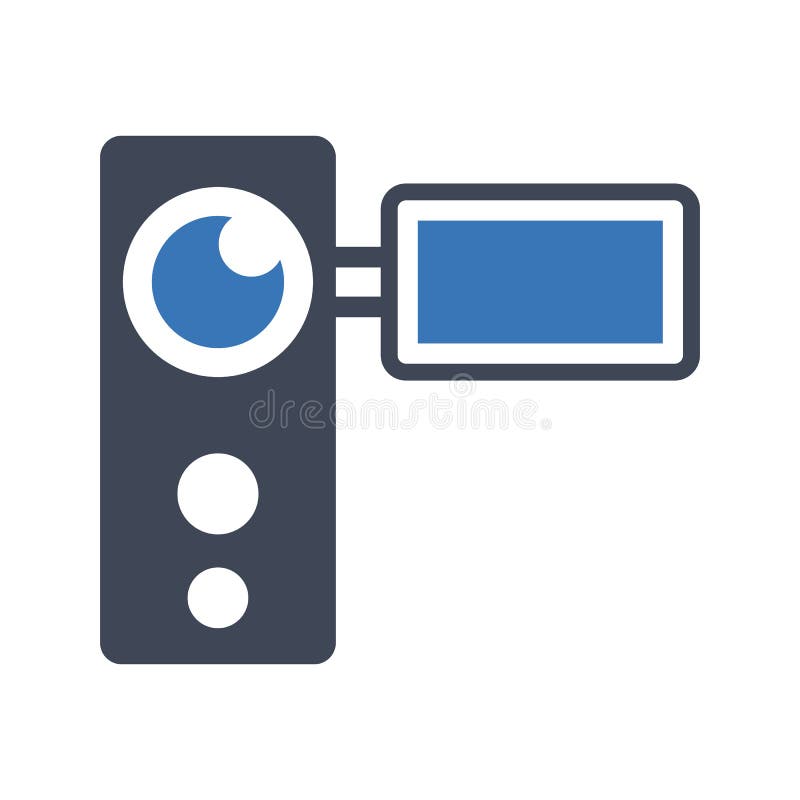 Camera Recorder Icon. Vector Graphics Stock Vector - Illustration of ...