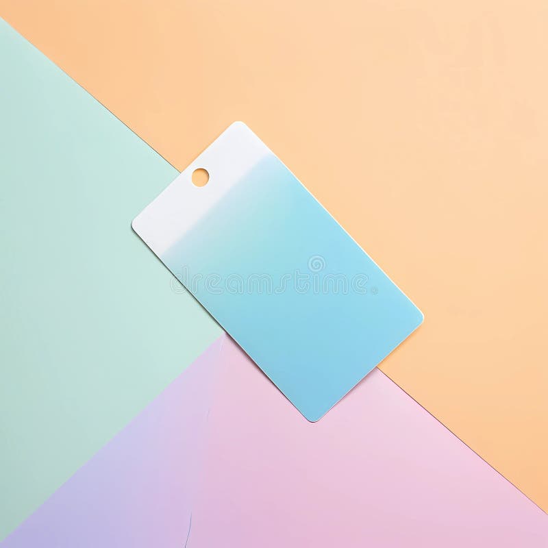 A Beautifully Designed Color Palette Card Featuring a Calming Gradient ...