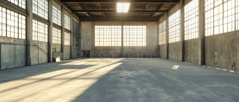 A Beautifully Designed Modern Warehouse Featuring High Ceilings ...