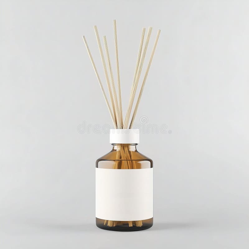 A Beautifully Designed Reed Diffuser Bottle with Attached Sticks ...