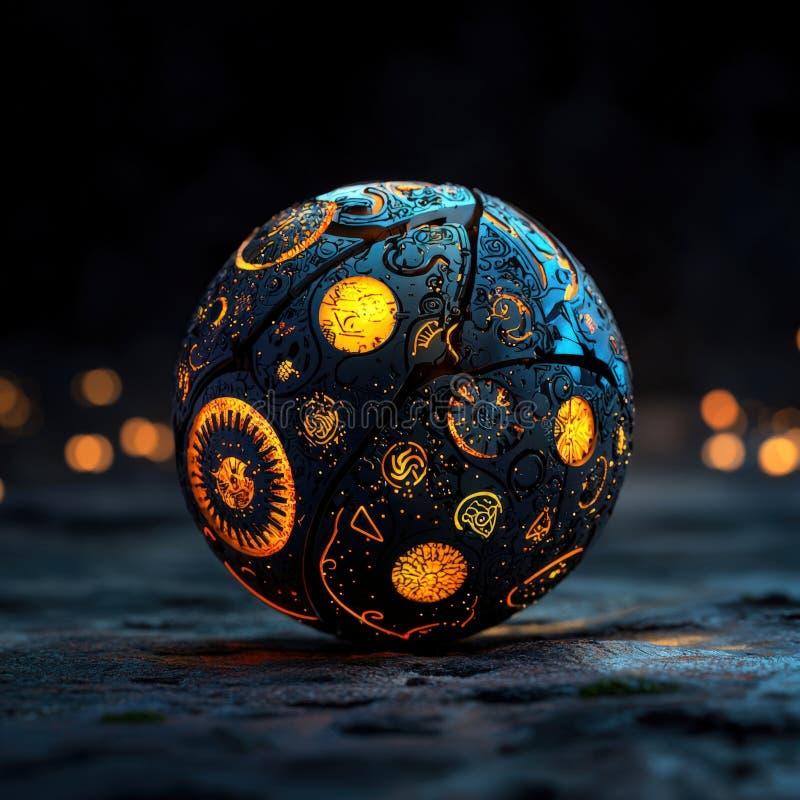 Intricate Celestial Mandala with Crescent Moon and Star Stock ...