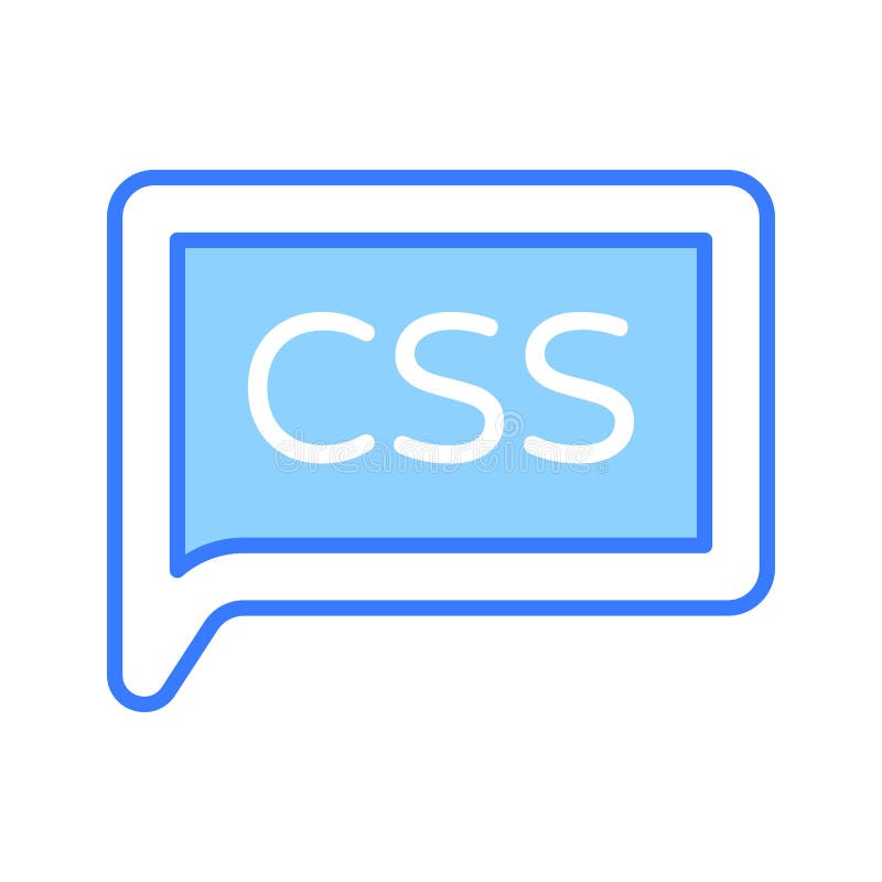 Beautifully Designed Vector of Css Chat Bubble in Modern Style, Easy To Use Icon Stock Vector ...