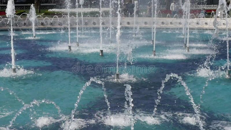 A Captivating and Dynamic Water Fountain Display Featuring a Variety of ...
