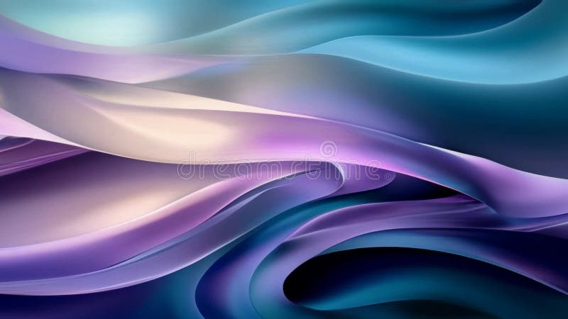 Beautifully Elegant and Flowing Silk Waves on Display, Showcasing a ...