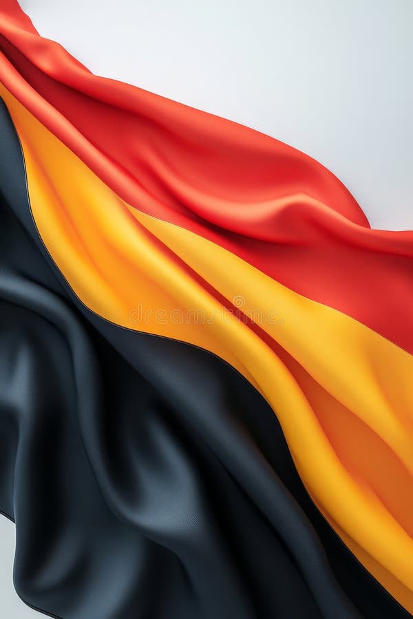 Elegant German Flag Display Stock Illustration - Illustration of ...