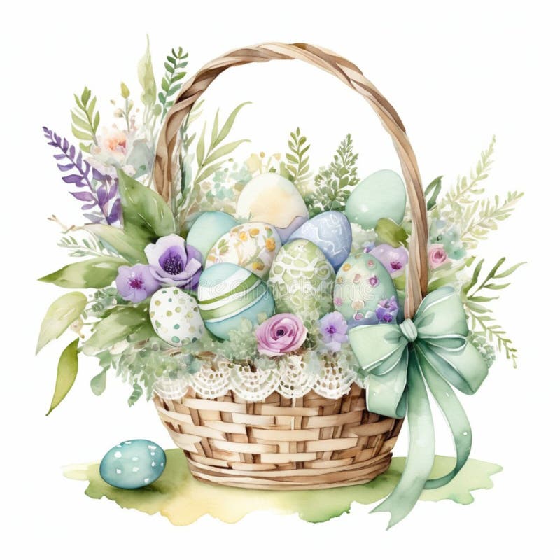 Beautifully Illustrated Easter Eggs with Creative Designs Stock ...