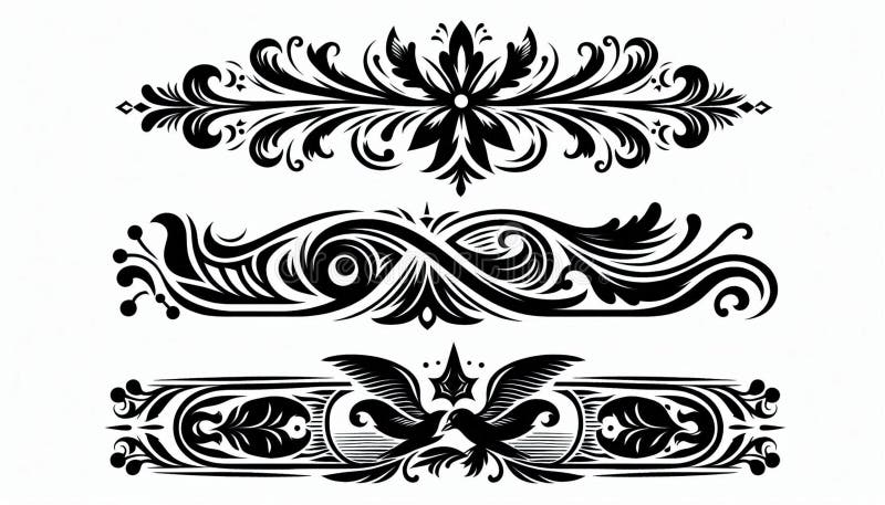 Luxurious Renaissance Decorative Element for Elegant, Classic Designs ...