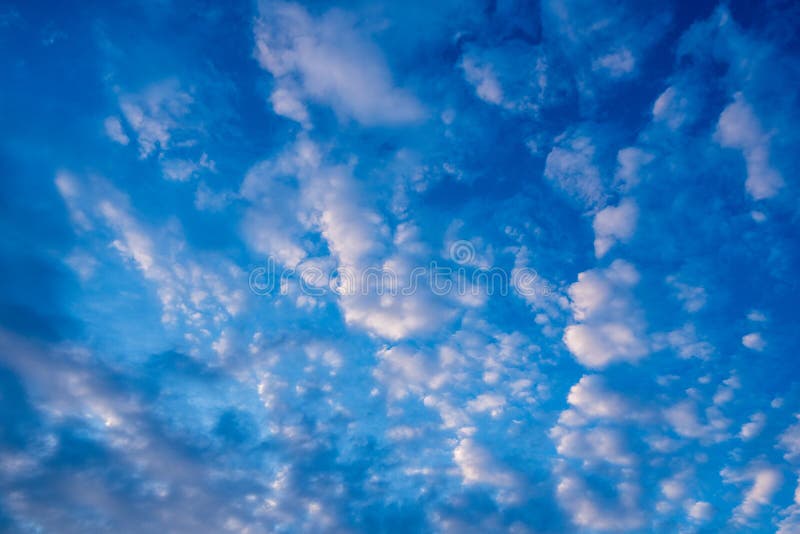 Beautifully Lit Clouds Illuminated at Sunrise in the Morning Stock ...
