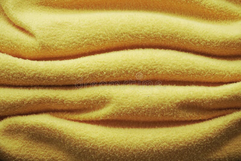 Beautifully Lit Yellow Fabric Texture for Background Stock Image ...