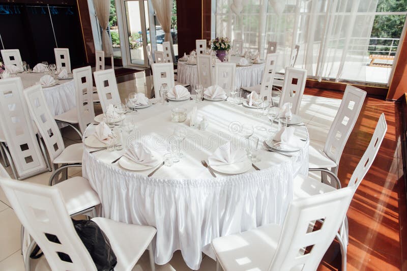 Beautifully Organized Event - Served Festive Table Stock Photo - Image ...