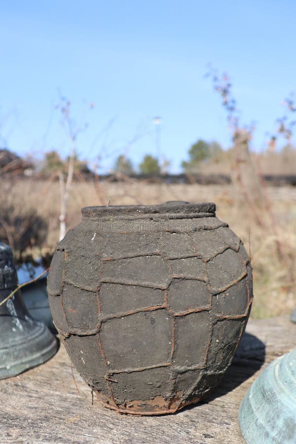 This is an Ancient Pottery Vessel Which Features a Beautifully Rustic ...