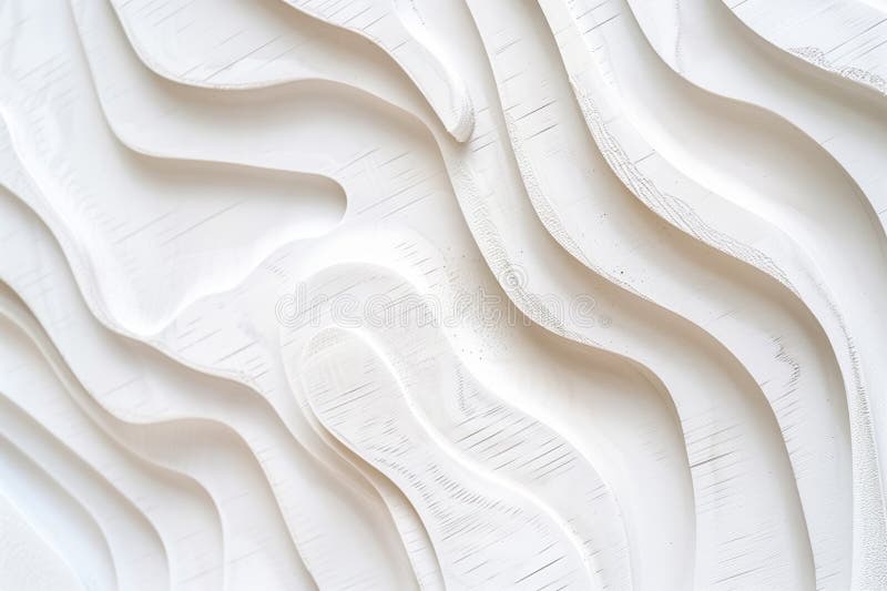 Sophisticated and Elegant White Wave Design Patterns for Visual Appeal ...
