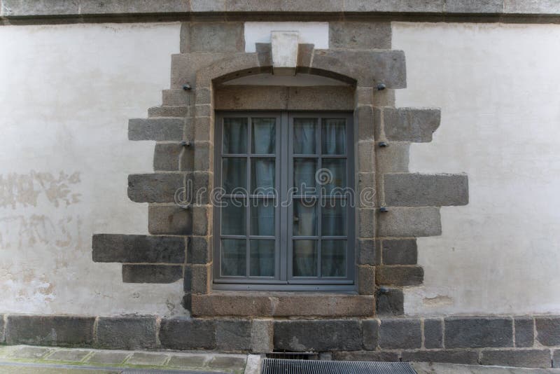 Stone Framed Window stock photo. Image of stone, flemish - 7720580