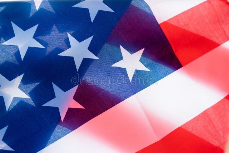 Beautifully Waving Star and Striped American Flag Stock Photo - Image ...
