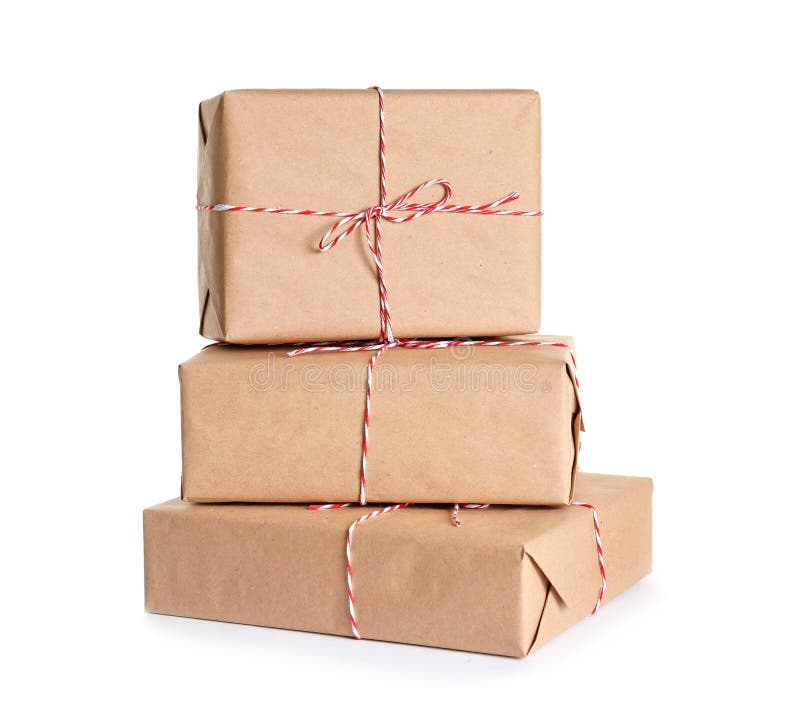 Beautifully Wrapped Gift Boxes Stock Photo - Image of decorated ...