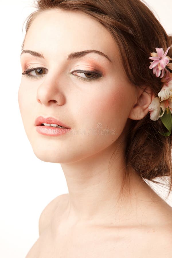 Beautilul brides profile stock image. Image of bride - 28341527