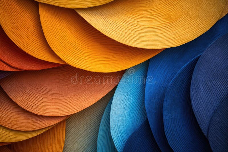 Beauty of Abstract Forms and Textures. Generative AI Stock Illustration ...