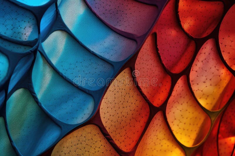 Beauty of Abstract Forms and Textures. Generative AI Stock Illustration ...