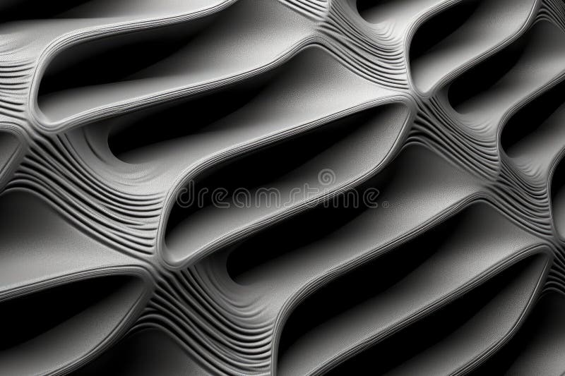 Beauty of Abstract Forms and Textures. Generative AI Stock Illustration ...
