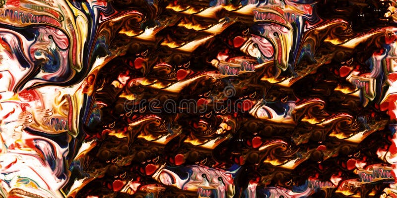 Beauty of Abstract Seamless Tileable Ink Spread Stock Illustration ...