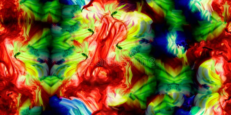 Beauty of Abstract Seamless Tileable Ink Spread Stock Illustration ...