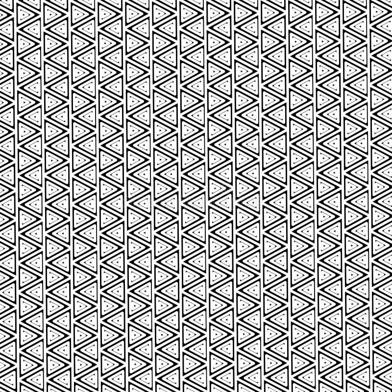 Beauty Black and White Classic Vertical Style Triangle Zig Zag Abstract ...