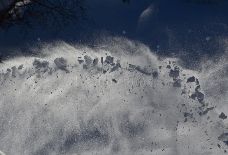 Beauty after the blizzard stock image. Image of pushing - 65579277