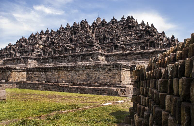 The Beauty of Borobudur from One Angle of Development Stock Image ...