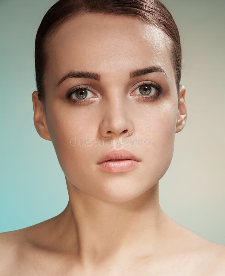 Beauty brunet portrait stock photo. Image of blond, dark - 28403754