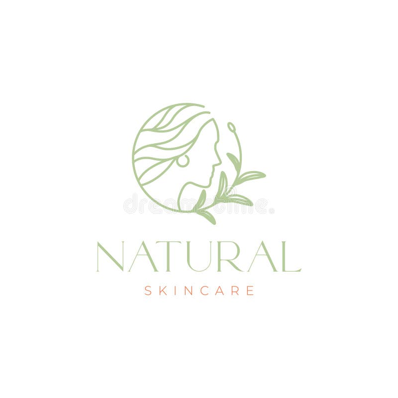 Beauty Care Natural Boho Concept Logo Design Vector Stock Vector ...