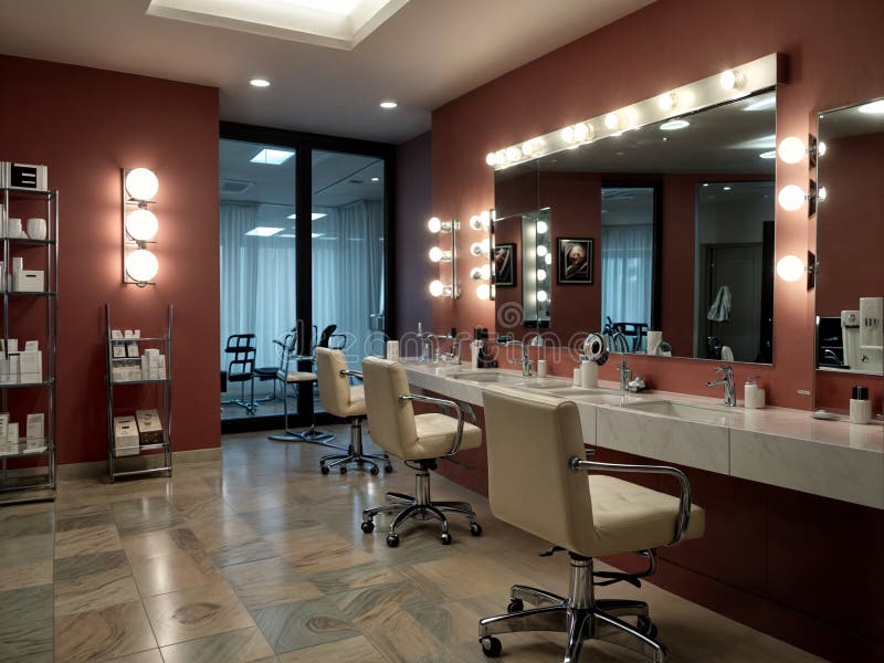 Ai Generated. Beauty Center Room. Small Business Concept Stock ...