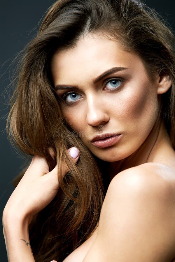 Beauty Close Up Studio Portrait Stock Image - Image of facial, lovely ... Beauty Close Up Studio Portrait Stock Image - Image of facial, lovely ...