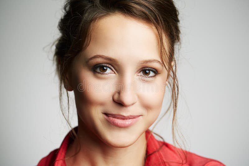 Beauty Close Up Studio Portrait Stock Image - Image of health, cosmetic ...