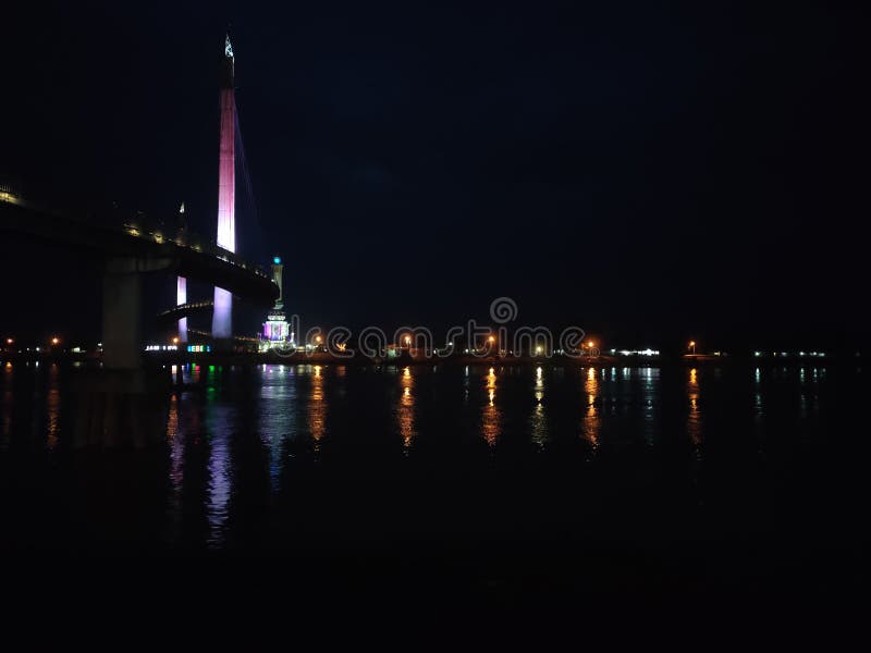 The BEAUTY of the COLORED BRIDGE Stock Photo - Image of beauty, color ...