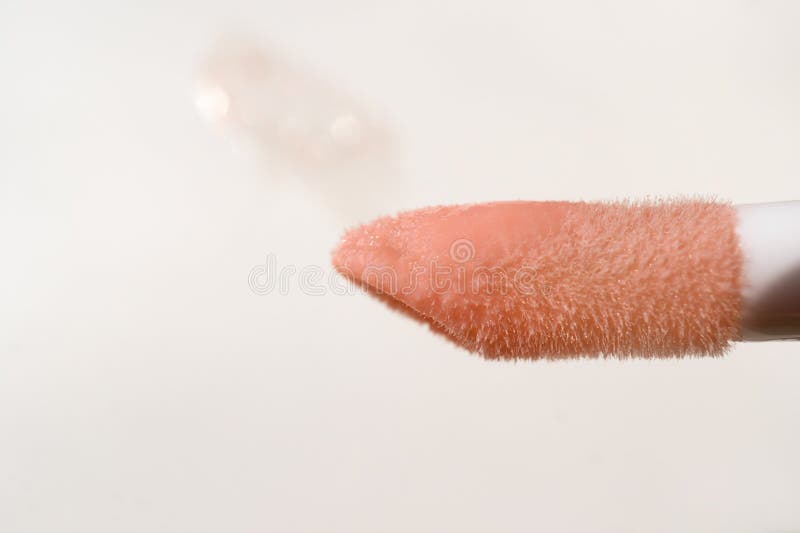 Applicator with Liquid Lipstick Stock Photo - Image of smear, style ...